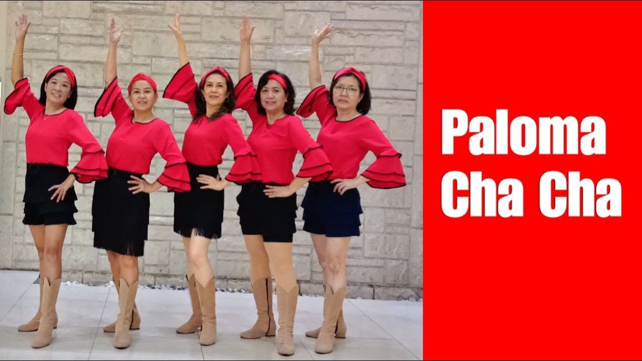 Paloma Cha Cha Line Dance (demo & count) - YouTube