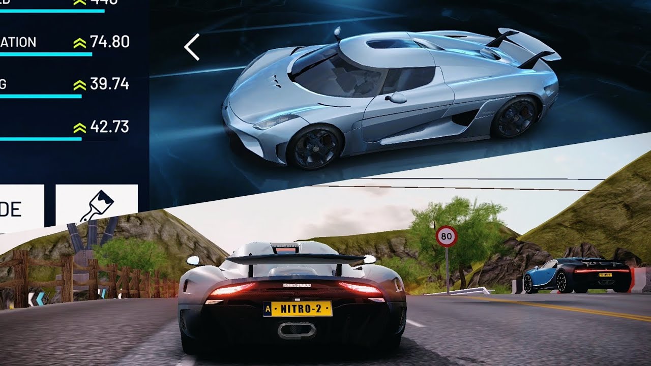 KOENIGSEGG REGERA Car Racing Gameplay | asphalt netro 2 offline android ...