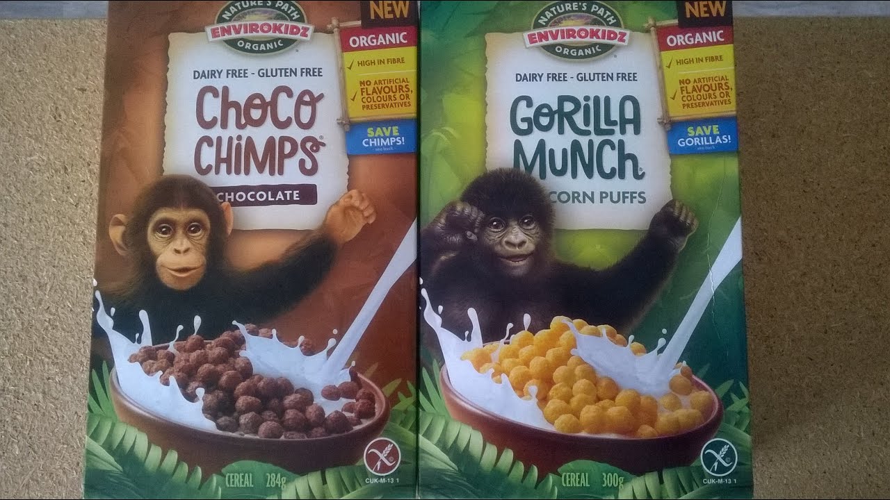 Monkey and Gorilla Cereal REVIEW - YouTube