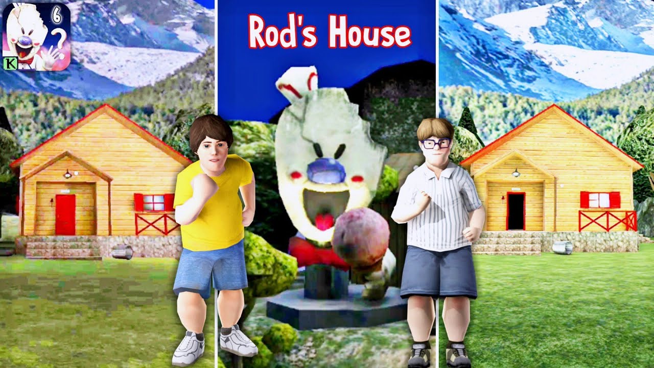 EVOLUTION OF ROD'S SECRET HOUSE IN ICE SCREAM SERIES | ICE SCREAM 3 ...
