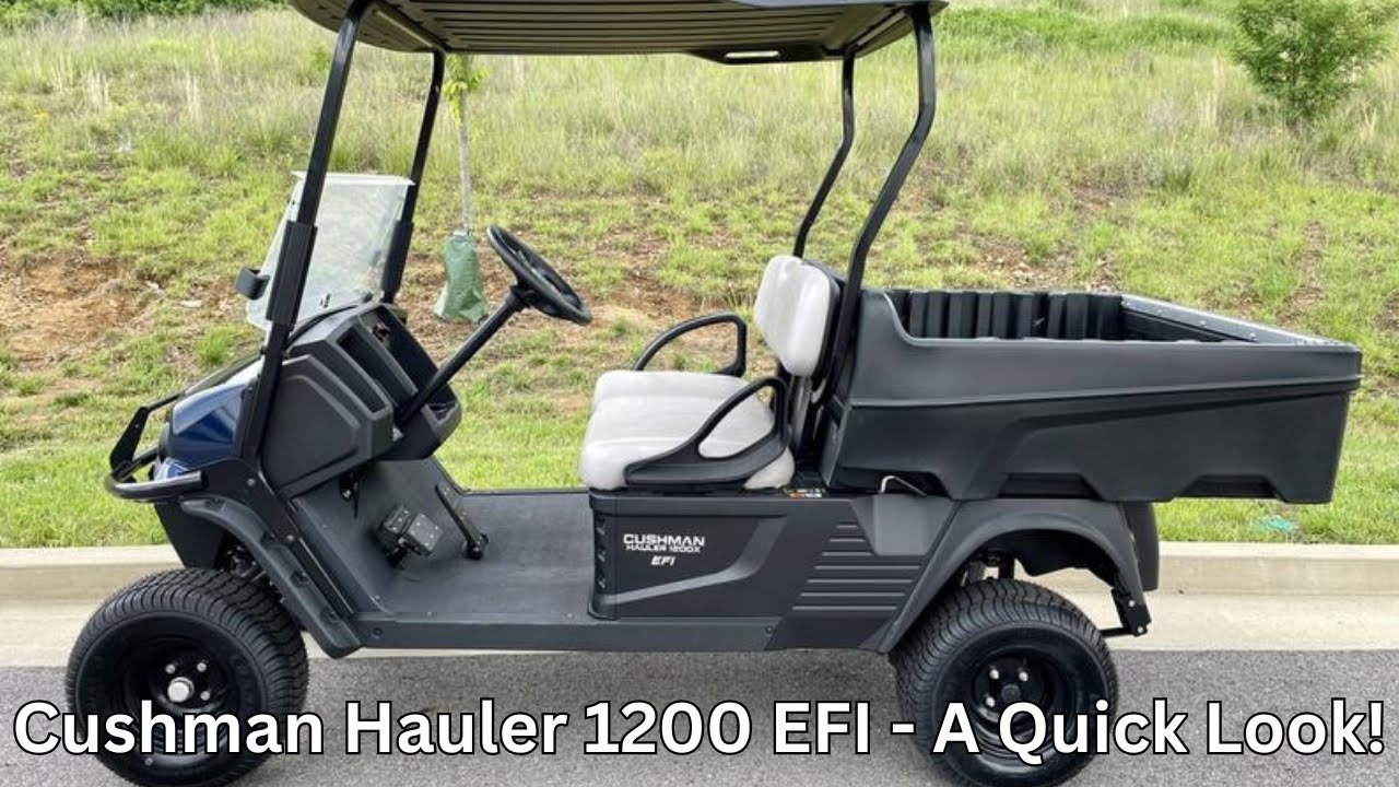 Cushman Hauler 1200 EFI Gas Work Truck - YouTube