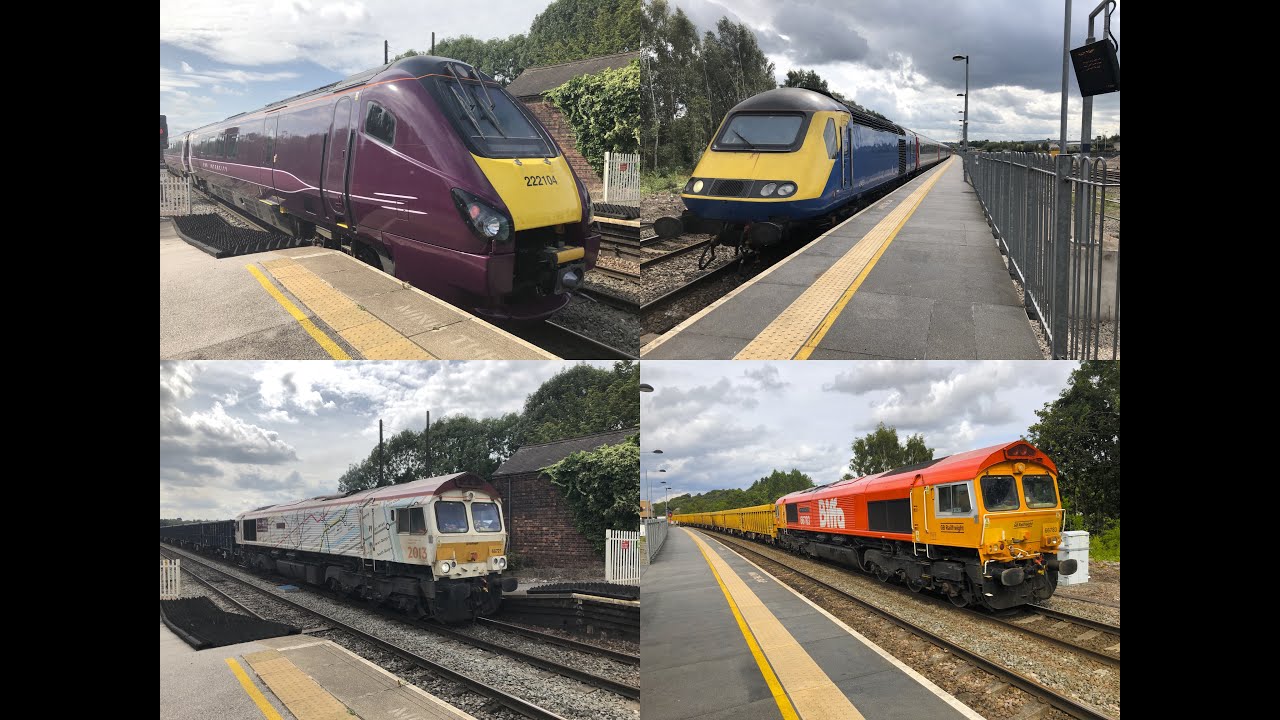 Trains at Chesterfield 21/08/19 - YouTube
