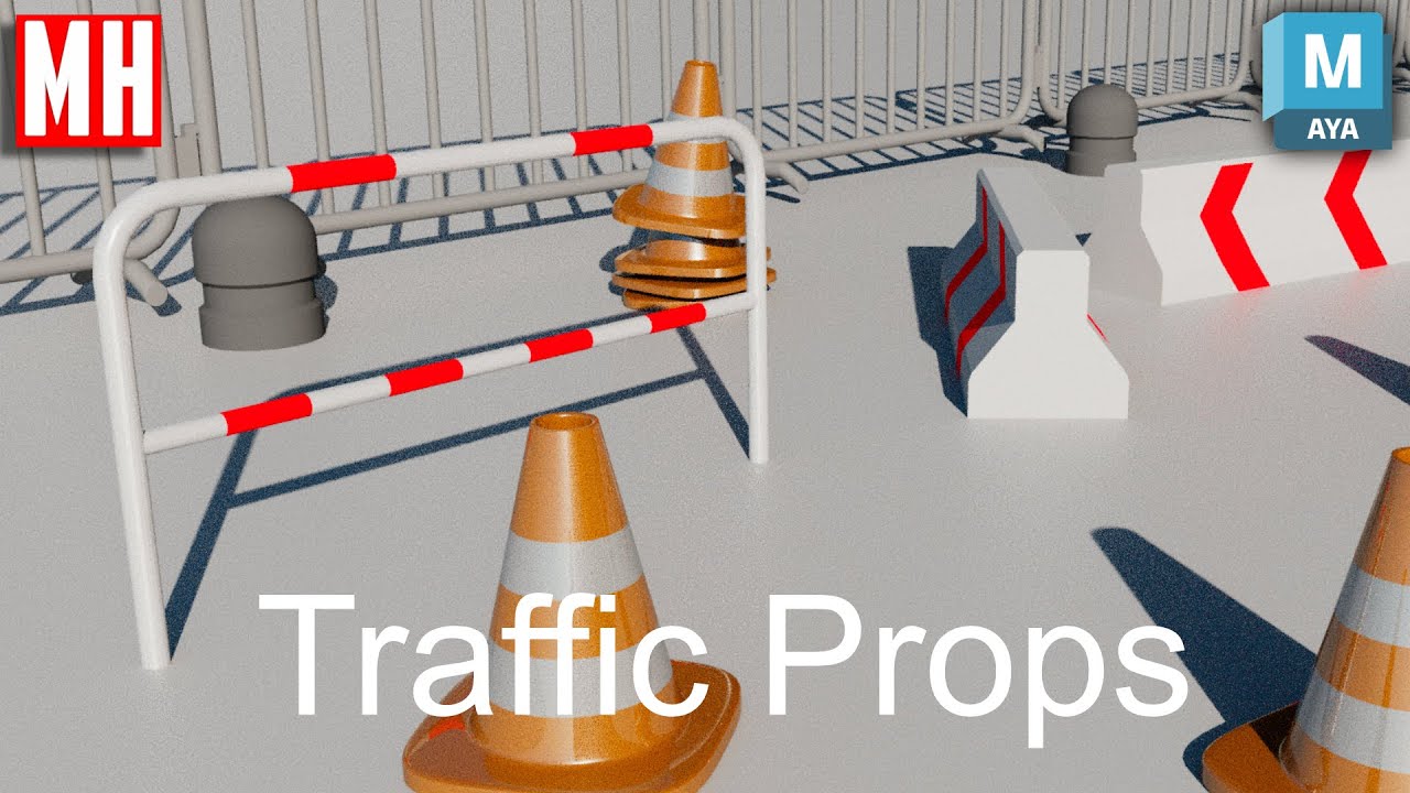 3D Traffic Props : Easy to make, Easy to SELL - YouTube