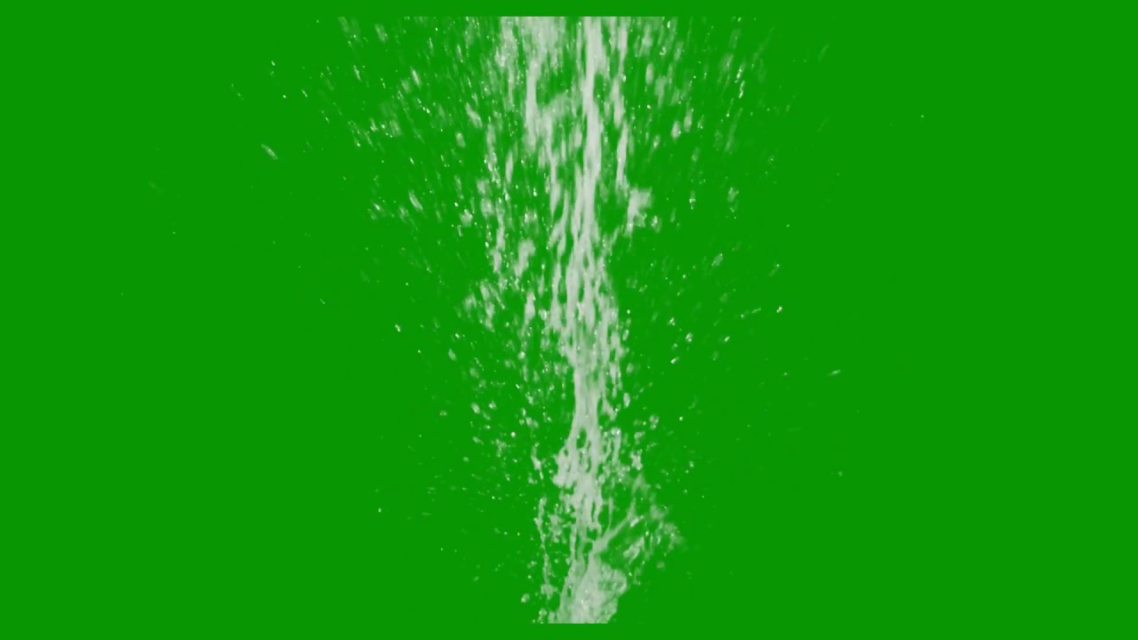 Green Screen Water Blast Particals Effects Free - YouTube