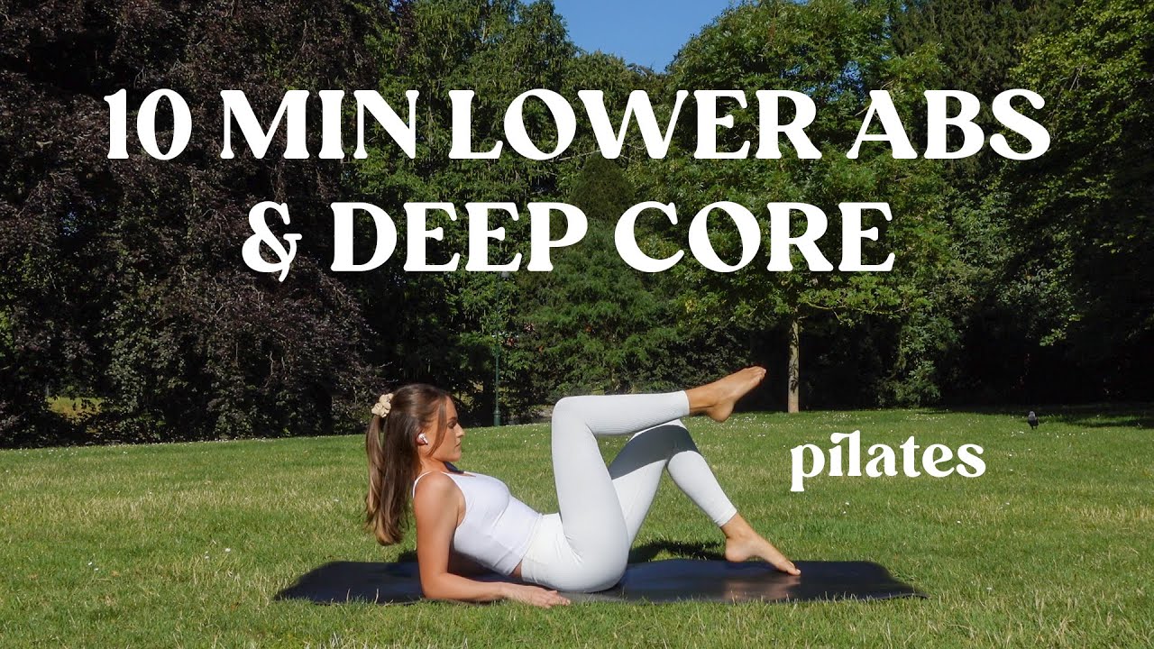 10 MIN LOWER ABS & DEEP CORE pilates workout - YouTube
