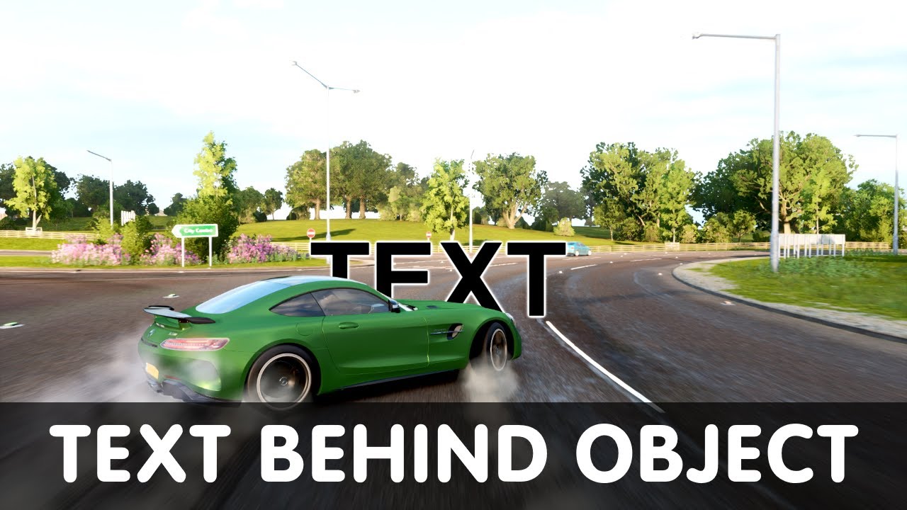 Sony/MAGIX Vegas Pro: Text Behind Object (Tutorial) - YouTube