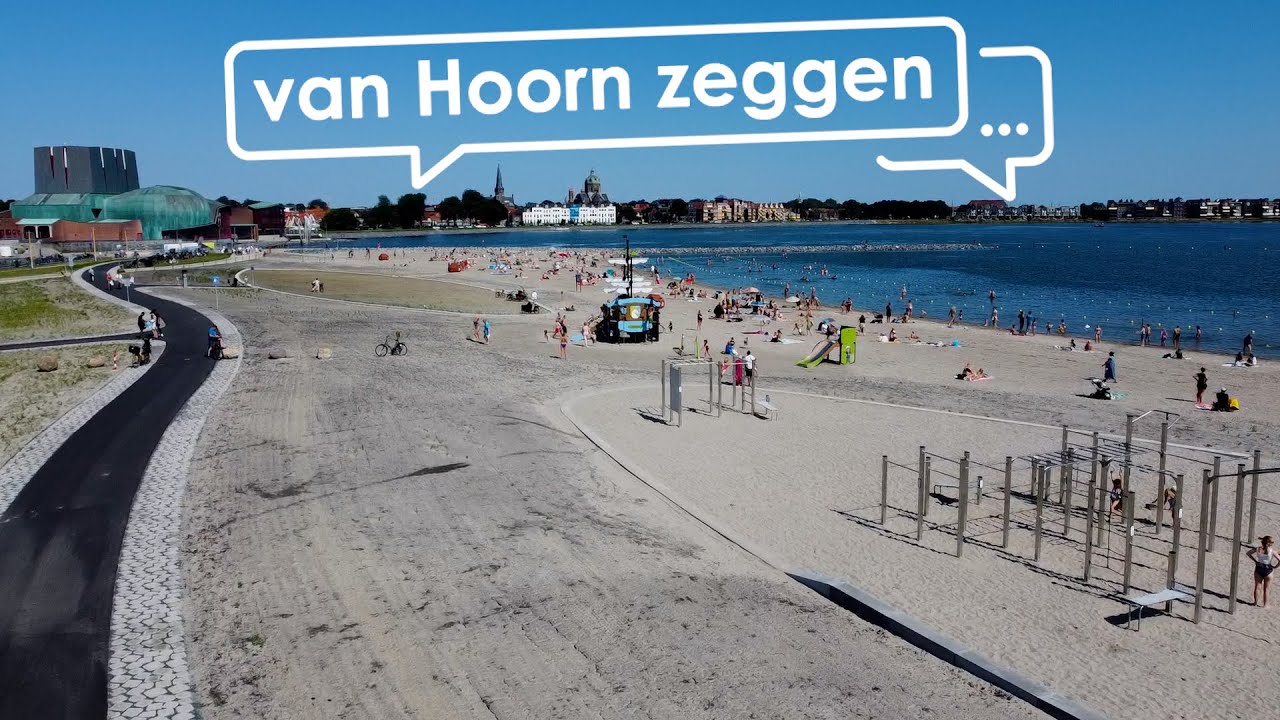 Stadsstrand Hoorn treft eindelijk mooi weer! - YouTube