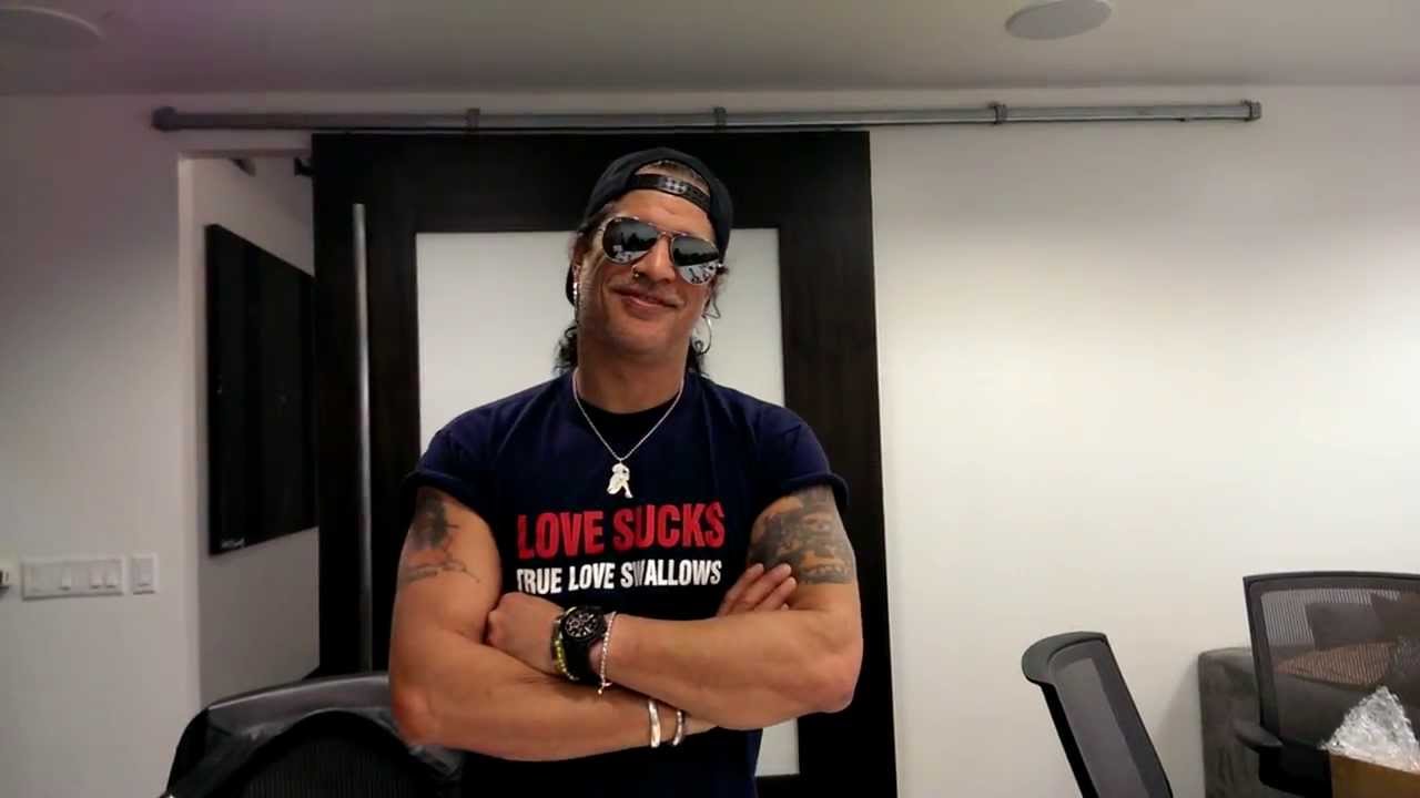 Slash wishes Celestion Happy Birthday - YouTube