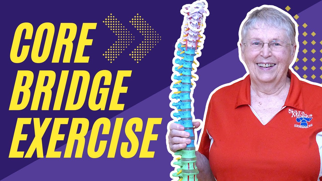 Osteoporosis: Core Lift Bridge - YouTube