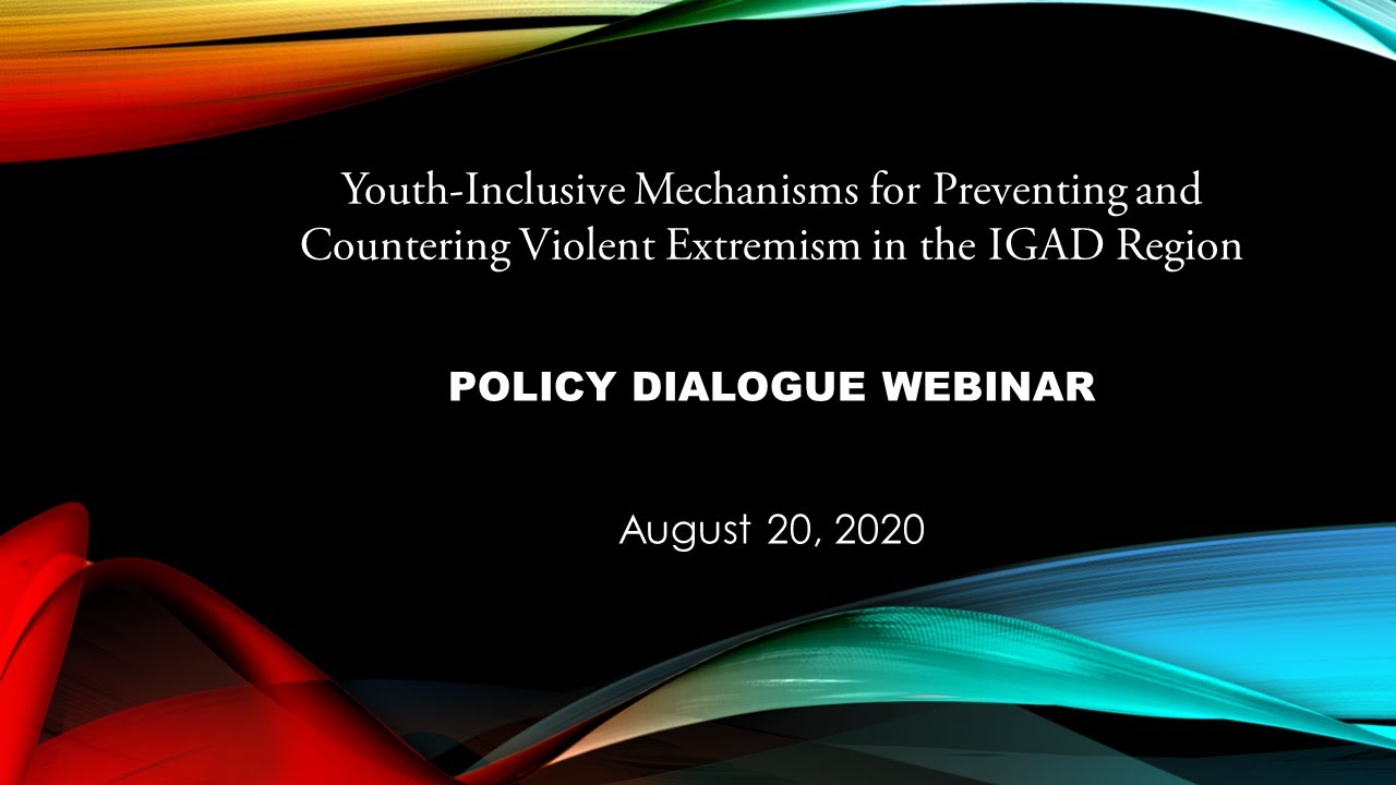 OSSREA PCVE Policy Dialogue Webinar - YouTube