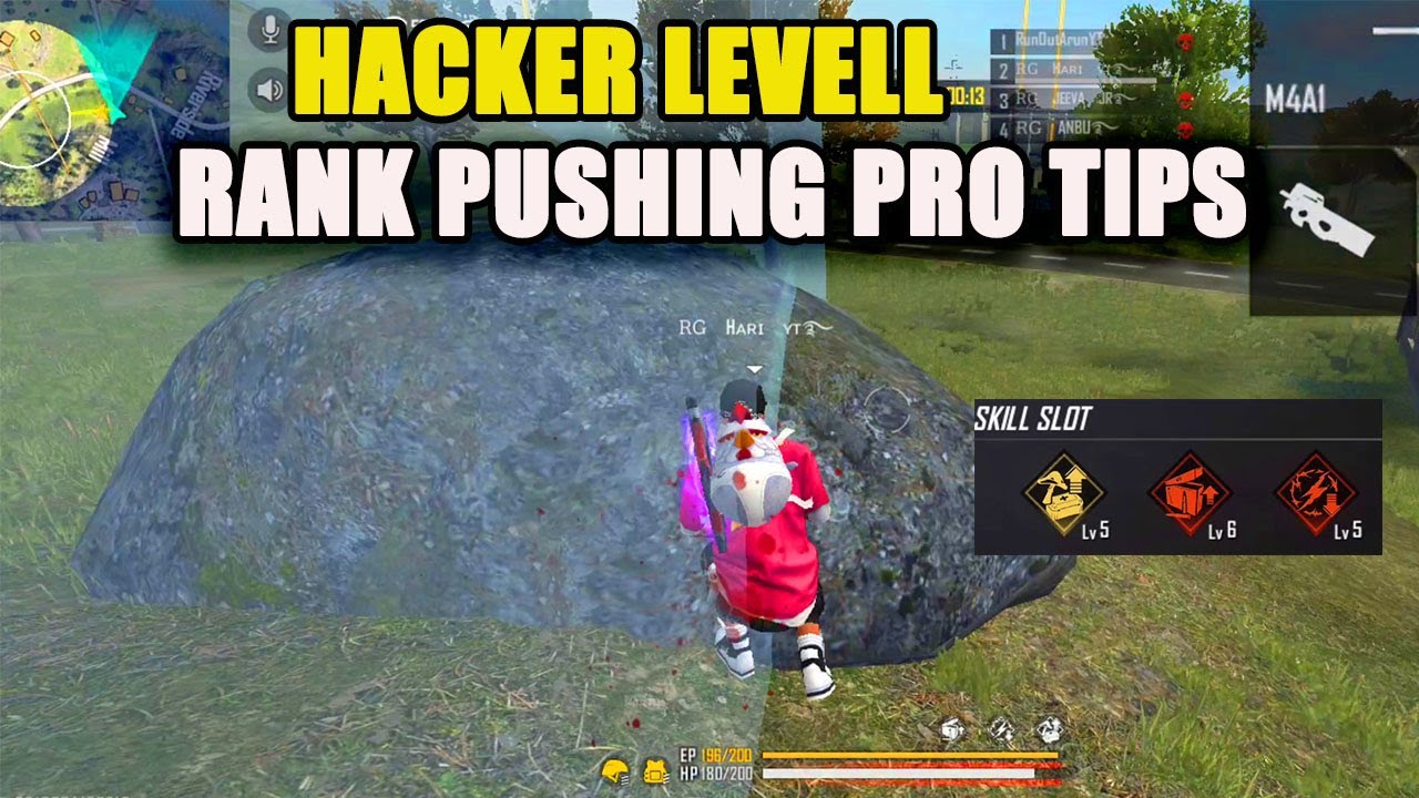 WORLDS NO 1 RANK PUSHING TIPS || HACKER LEVEL RANK PUSHING TIPS AND ...