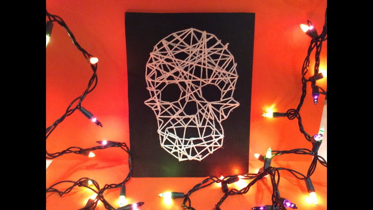 Skull String Art - YouTube