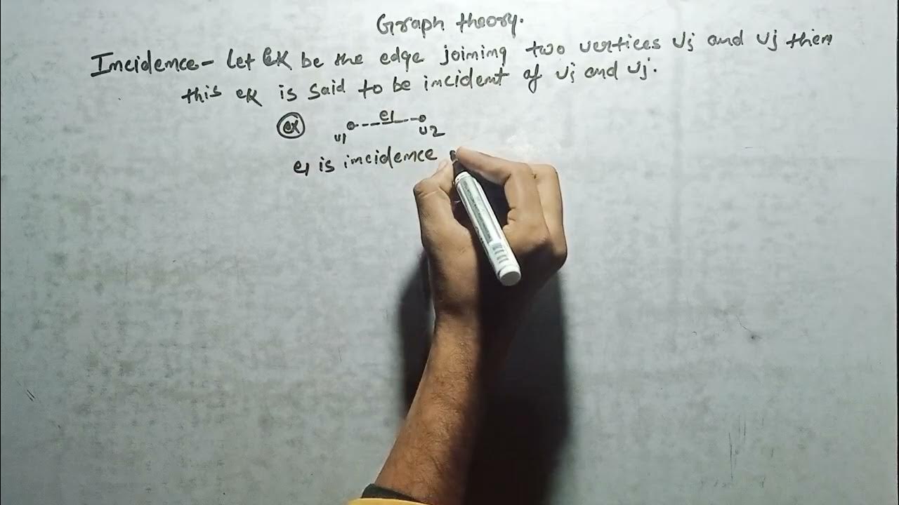 Incidence | Adjacency in Graph theory | Discrete Mathematics - YouTube