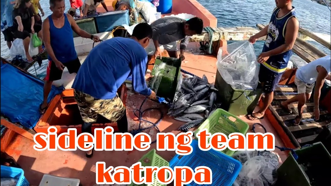 Patimbang ng mga isda ng team katropa sobrang daming pakoy Don tv - YouTube