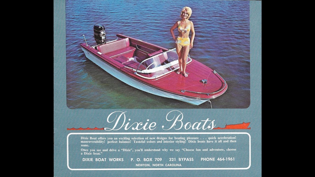 1960 Dixie Boat Brochure DI #shorts - YouTube
