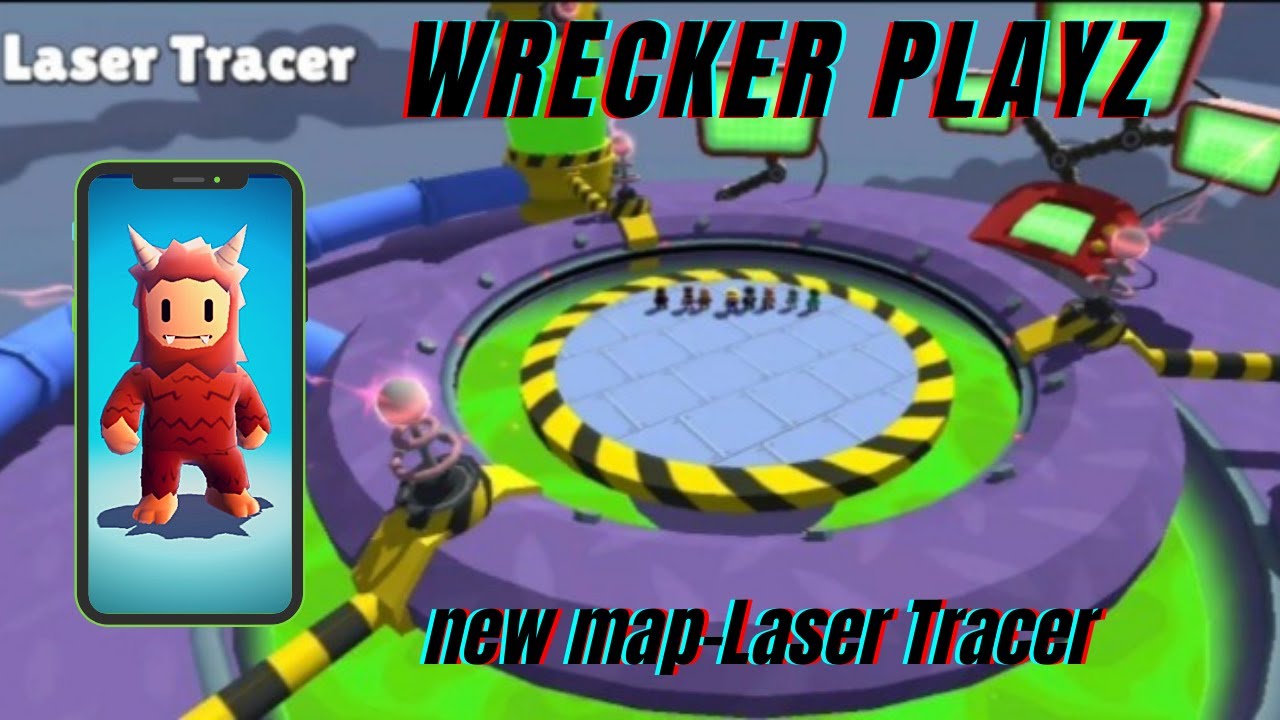 New map Laser Tracer gameplay | Wrecker playz - YouTube