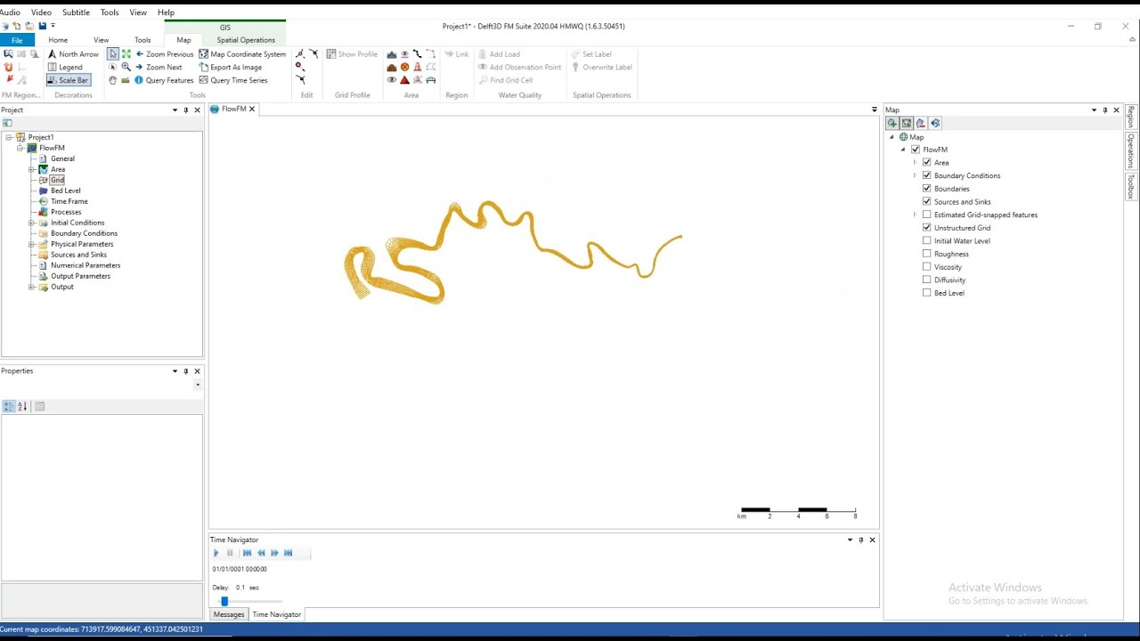 Guide to Modelling:Tutorial 1: How to Make Grids on Delft 3D FM - YouTube
