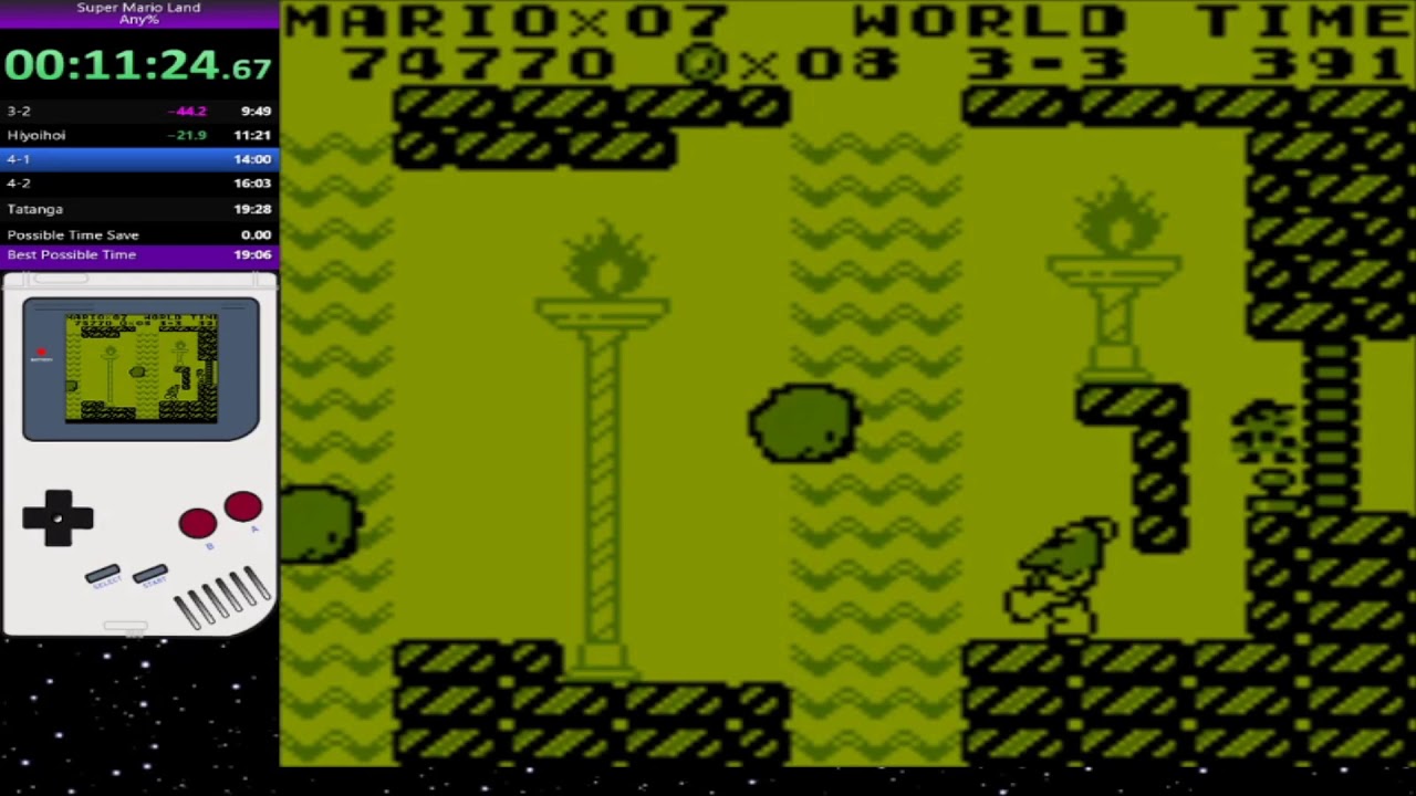 Super Mario Land Speedrun 17:47 - YouTube