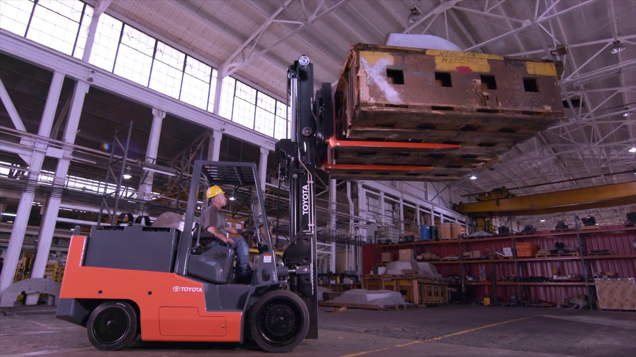 Toyota Material Handling | Products: THD Electric Cushion Forklift ...