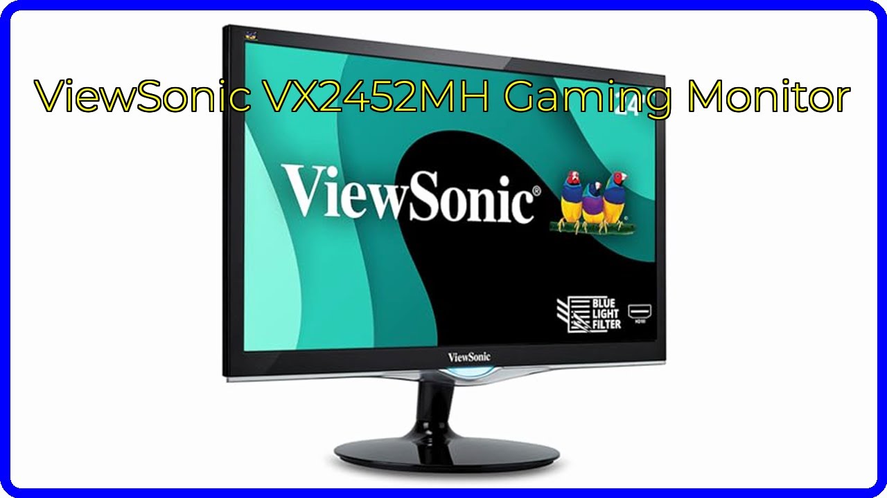 REVIEW (2024): ViewSonic VX2452MH Gaming Monitor. ESSENTIAL details. - YouTube