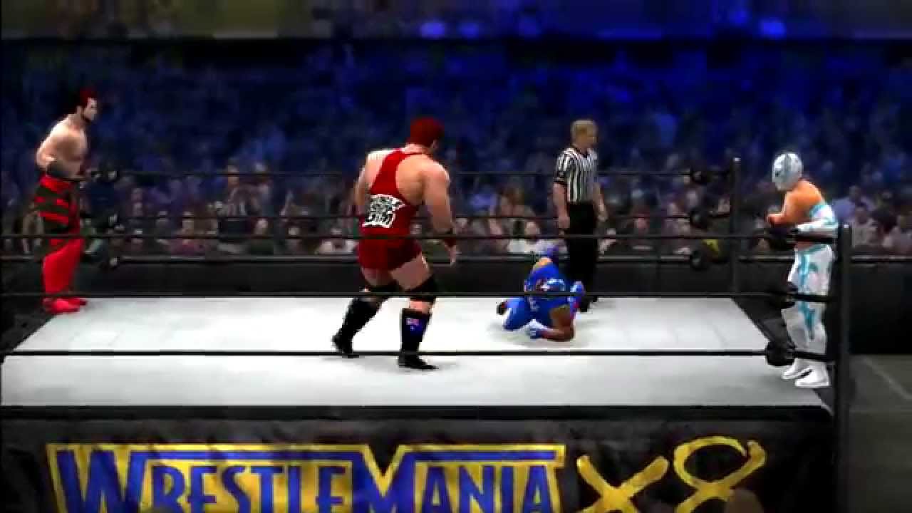 WWE 2K14 Gameplay Request: Mike Lycaon and Dante vs Sin Cara Mysterios ...