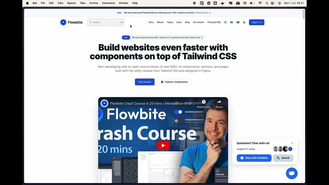 Tutorial Integrasi Nextjs Tailwindcss Flowbite Youtube