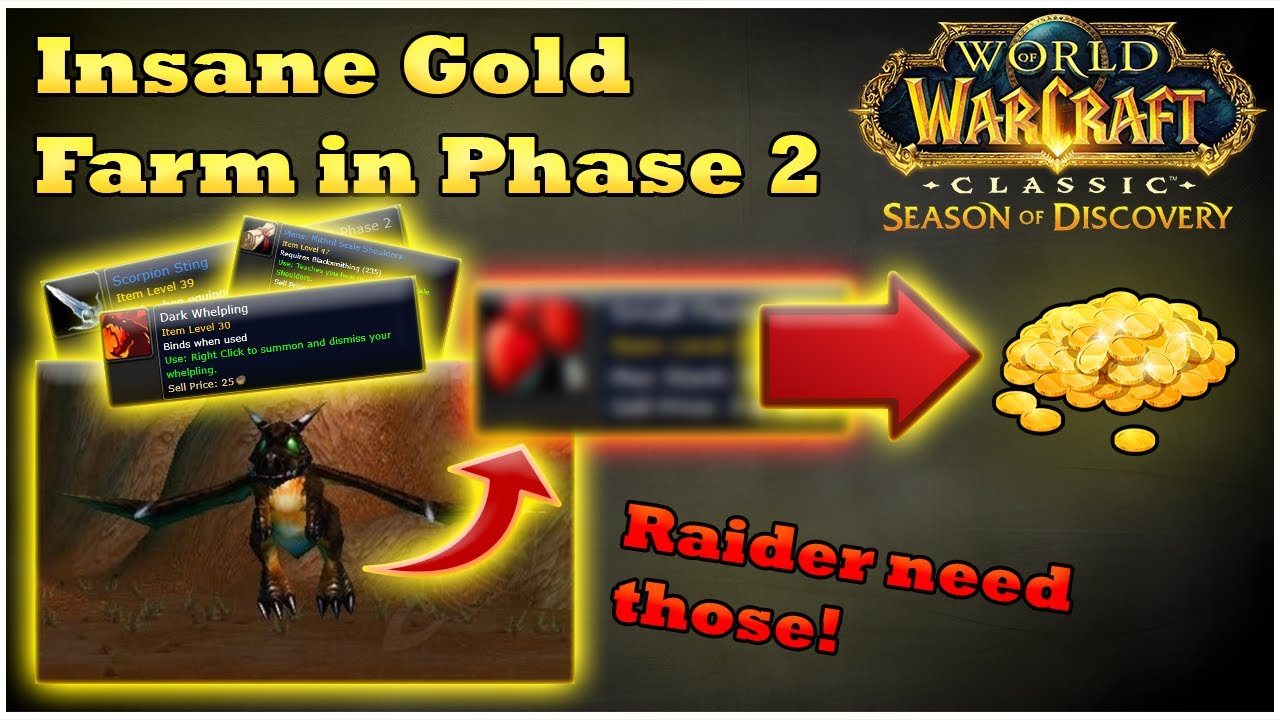 Insane Gold Farm in Badlands in Phase 2 [WoW SoD] - YouTube