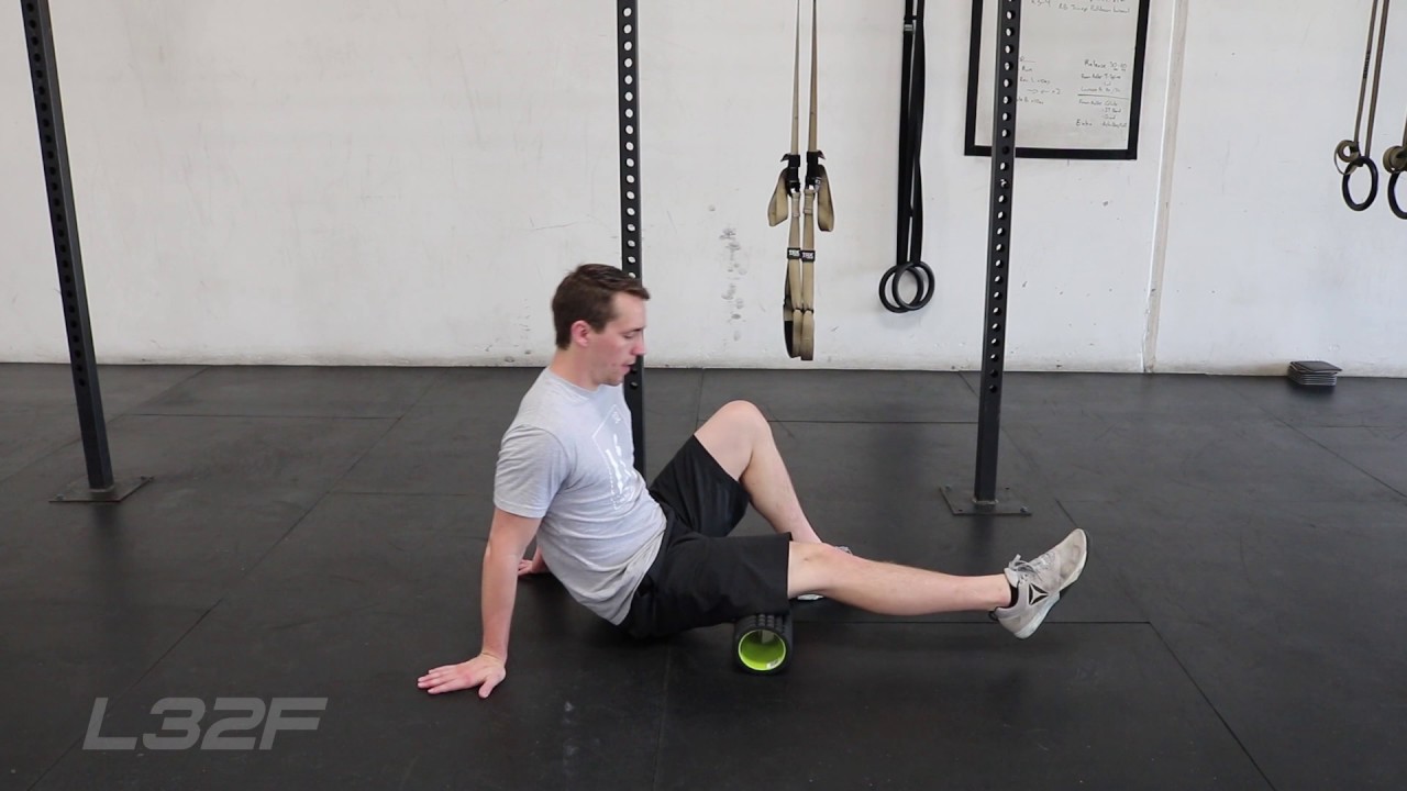 Foam Rolling the Hamstring - YouTube