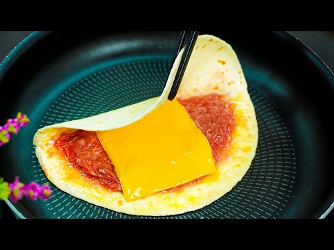 It is so delicious that you can cook it every day! Just add the minced meat to the tortilla