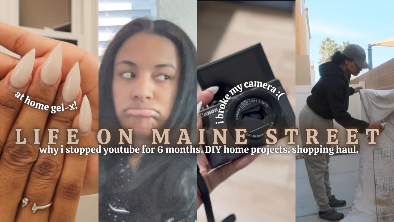 WHY I STOPPED POSTING ON YOUTUBE. DIY PROJECTS. SHOPPING HAUL.| LIFE ON MAINE STREET VLOG 2025 ...
