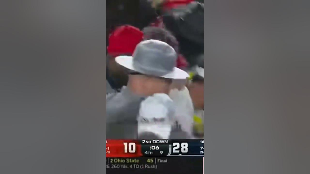 OLE MISS STORMS THE FIELD AFTER UPSETTING #3 GEORGIA - YouTube