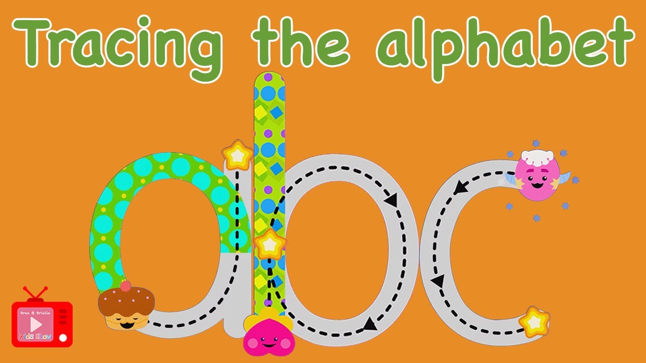 Tracing Small Letters - Sing the alphabet song and trace the letters ...