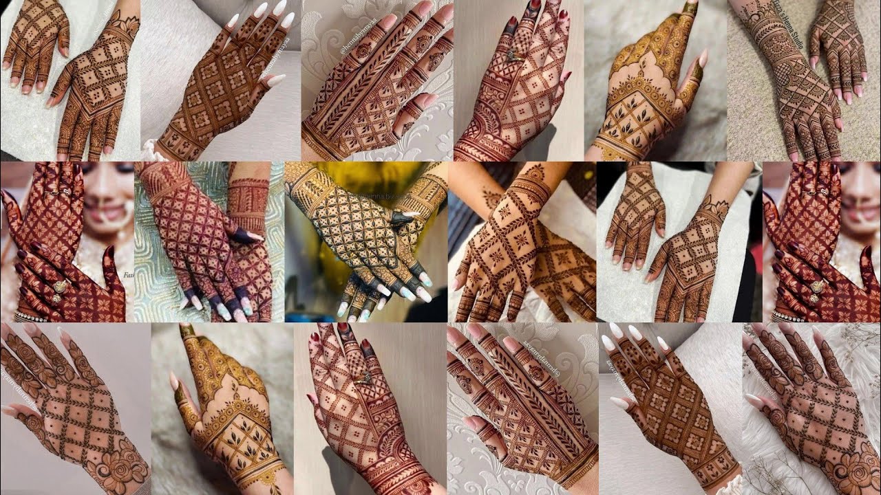Latest Easy Net Mehndi Design 2025 | New Simple Net Style Mehndi Design ...