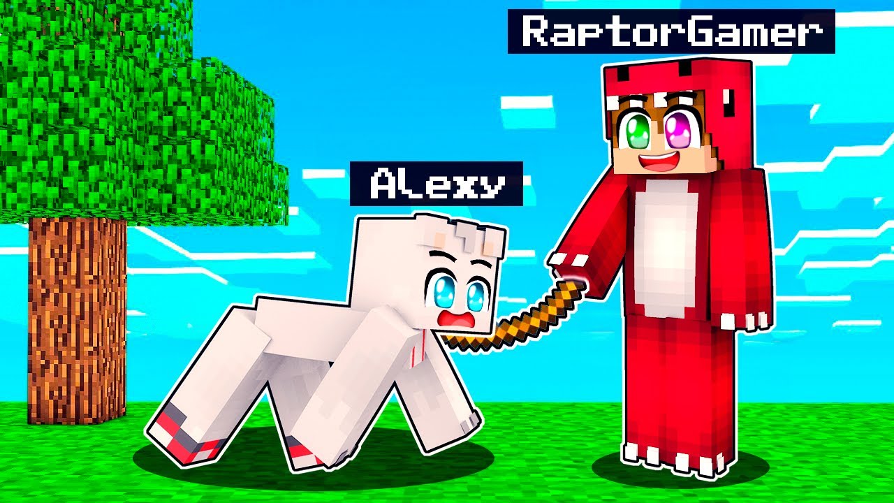 CONVERTI A MI AMIGO EN UN PERRO por 24 HORAS 🐶😂 Minecraft Raptorgamer ...