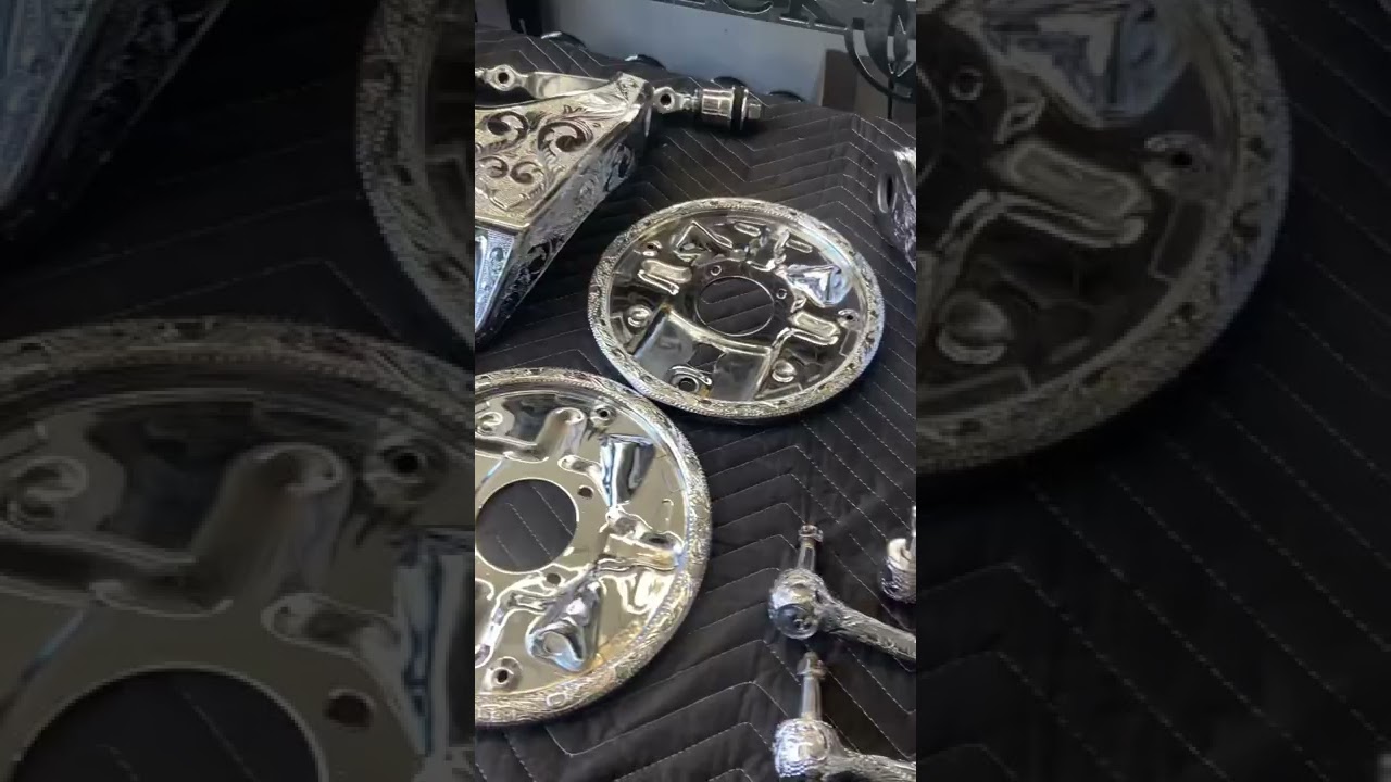Engraved car parts - YouTube