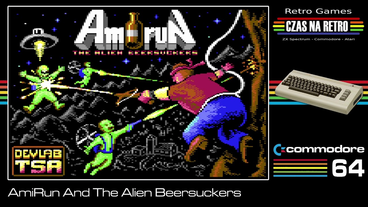 AmiRun And The Alien Beersuckers (2026) - Commodore 64 - YouTube