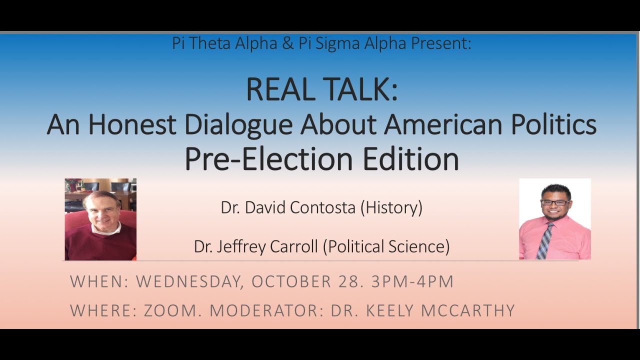 Real Talk: An Honest Dialogue About American Politics Pre-Election ...