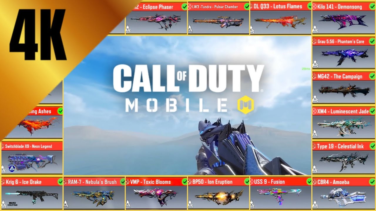 All Mythic Guns INSPECTION in CODM 🔥 | Satisfying & Rare Animations! 😍 ...