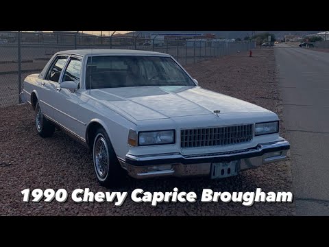 1990 Chevy Caprice Brougham - YouTube