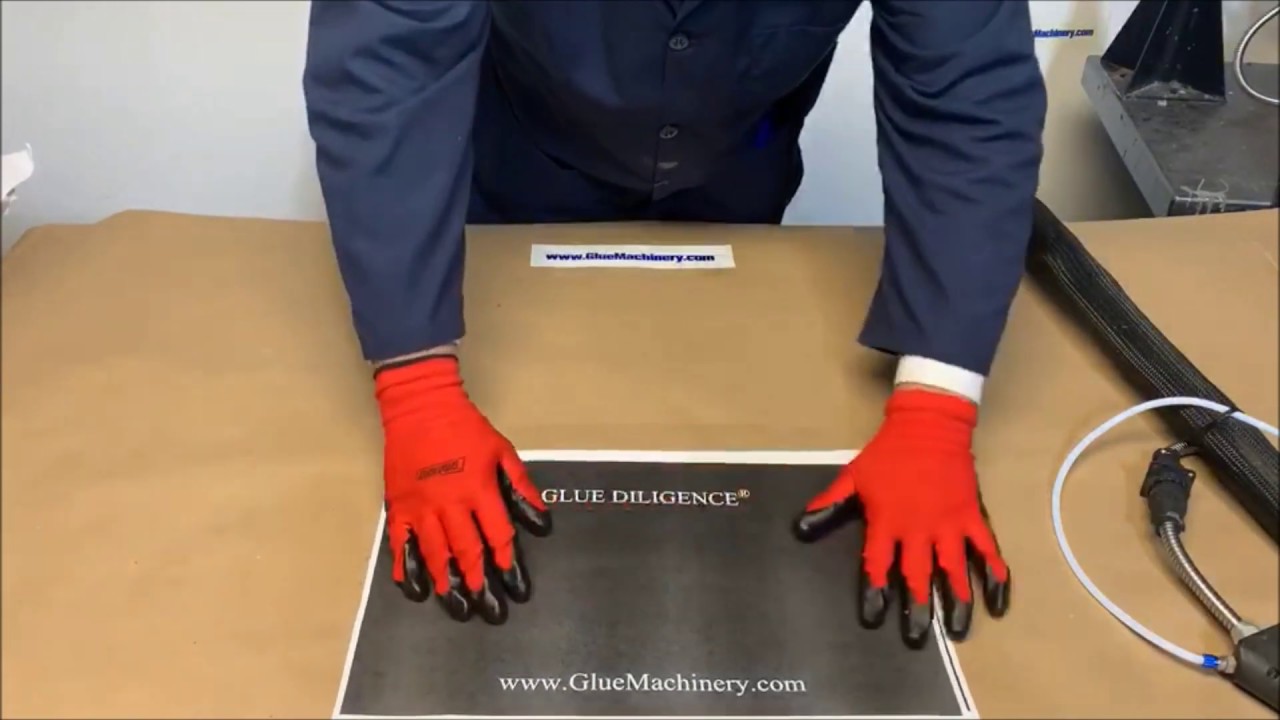 Swirl Spray Hot Melt Glue Gun - YouTube