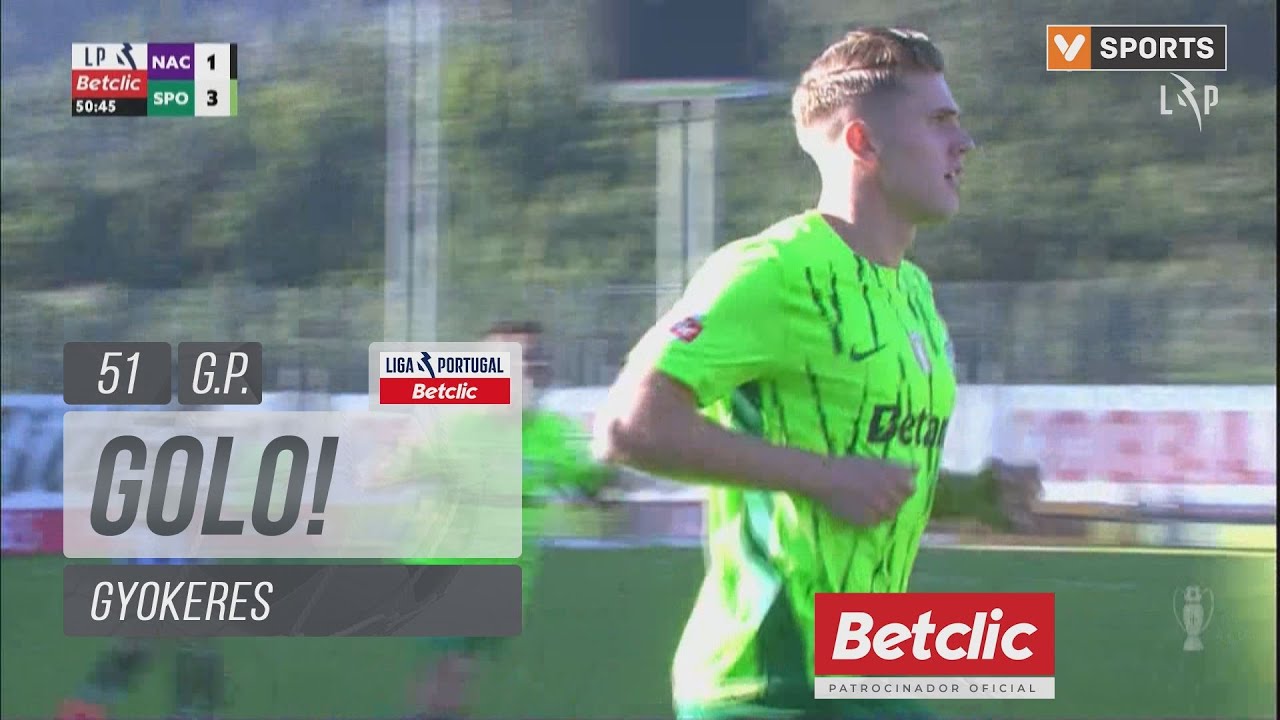 Golo Gyokeres: Nacional 1-(3) Sporting (Liga 24/25 #2) - YouTube