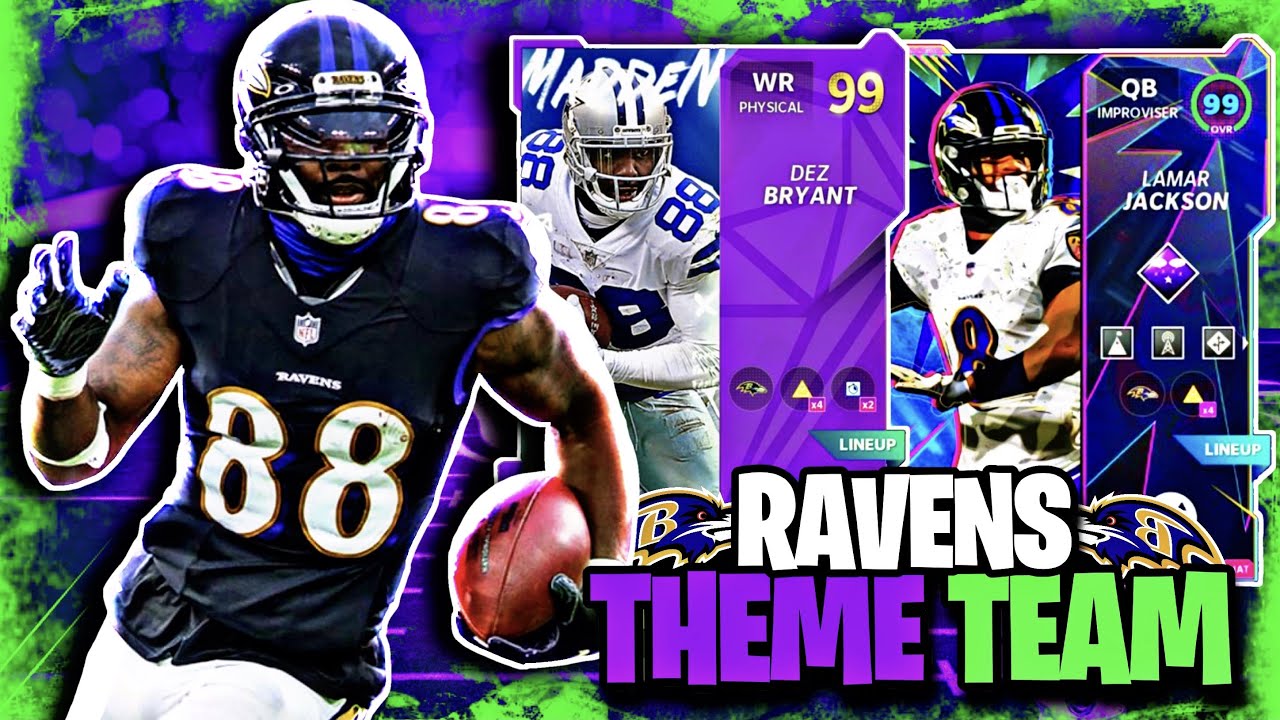 THE BEST BALTIMORE RAVENS THEME TEAM IN MADDEN 21!! FULL TEAM BREAKDOWN ...