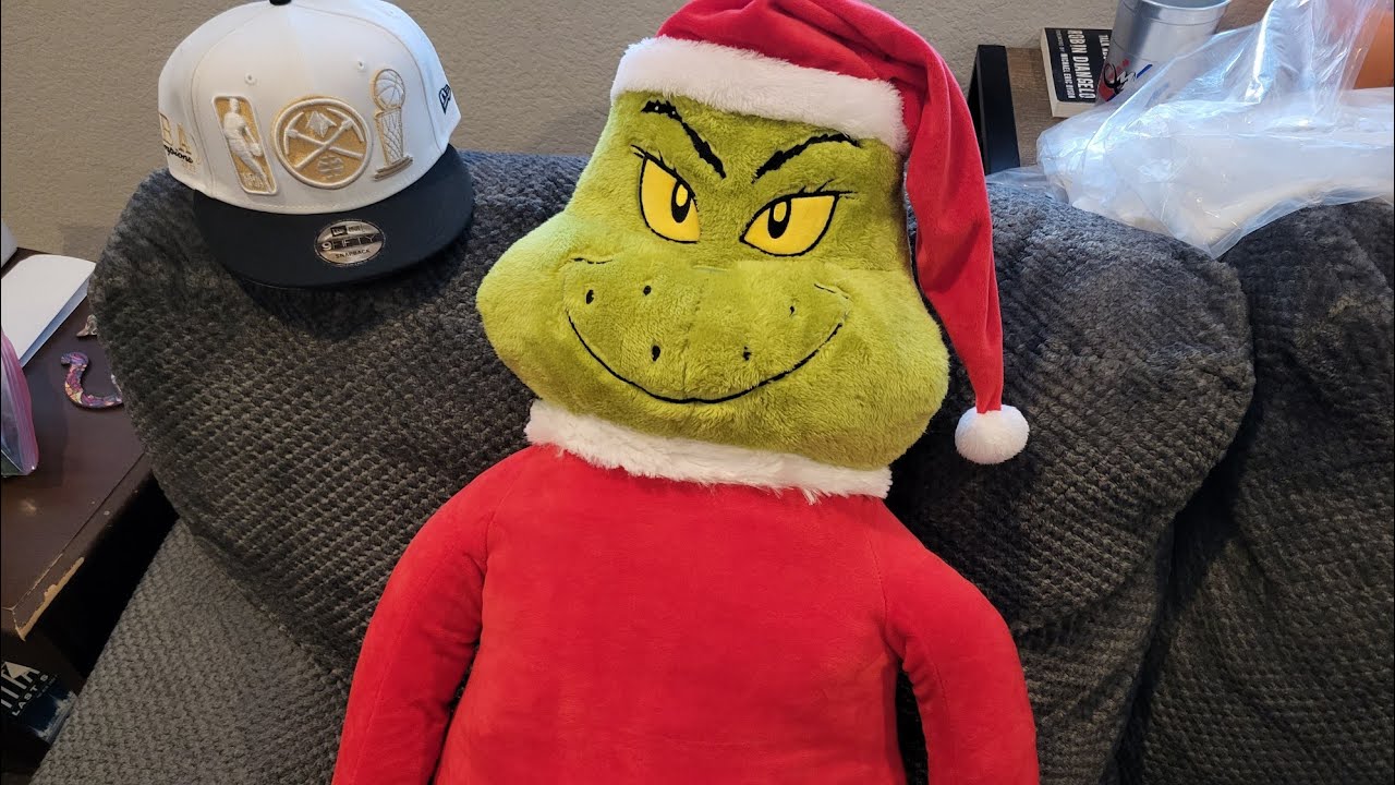 The Grinch Giant Plush Review Walmart - YouTube