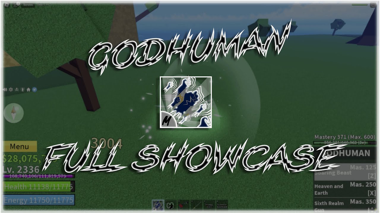 Godhuman Full Showcase | Blox Fruits - YouTube