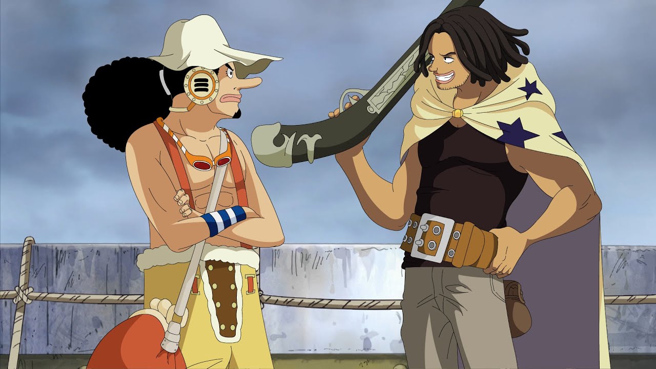 Reação de Usopp após reencontrar seu pai Yasopp em Elbaf - One Piece ...
