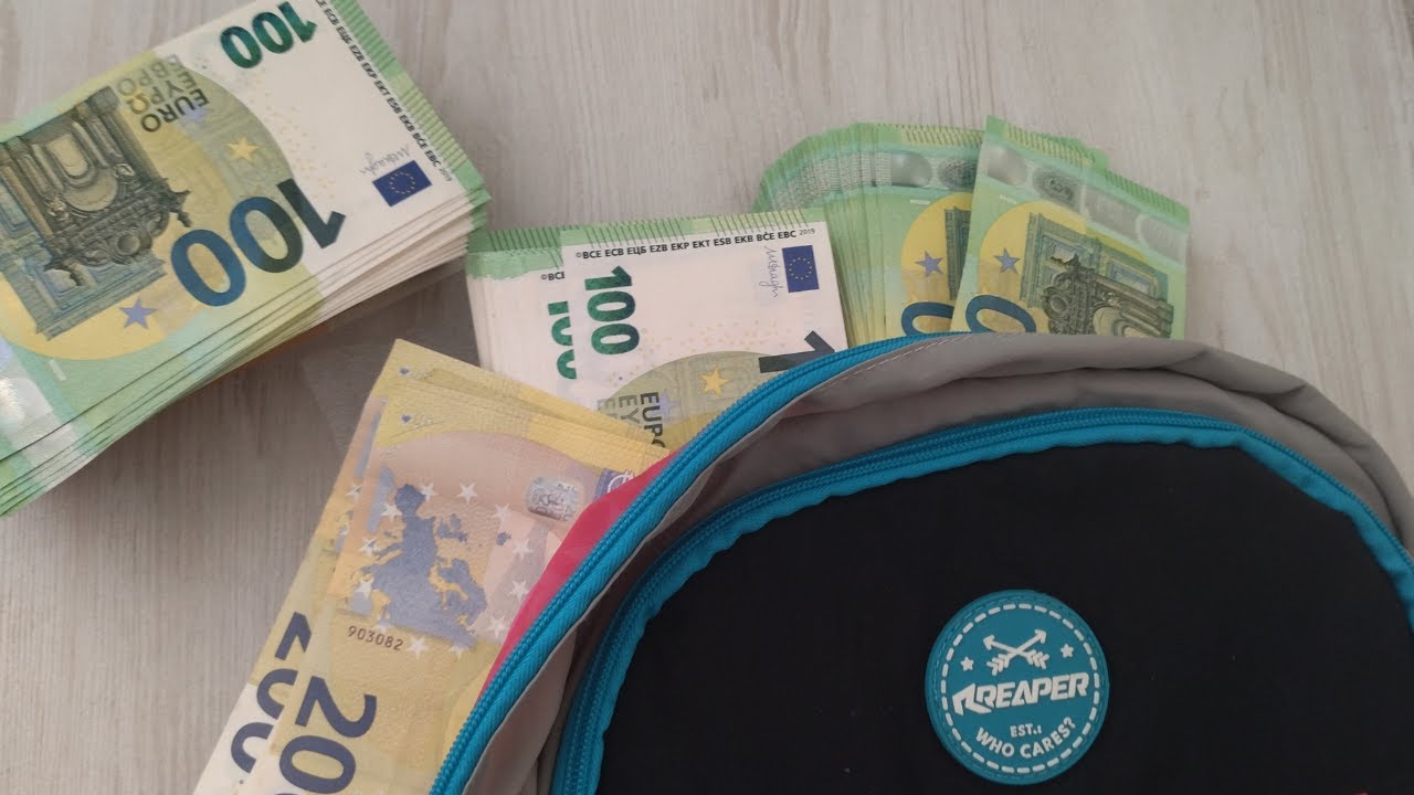 BAG CASH INSIDE !!! - YouTube