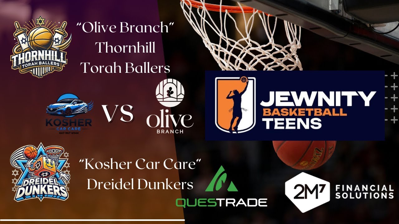 "Olive Branch" Thornhill Torah Ballers vs "Kosher Car Care" Dreidel ...