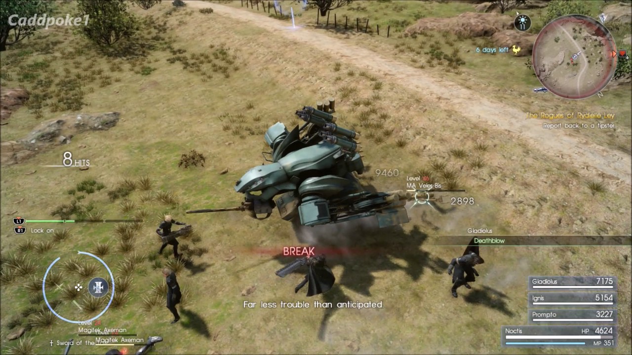 Final Fantasy XV Sword of the Tall Royal Arm Gameplay - YouTube