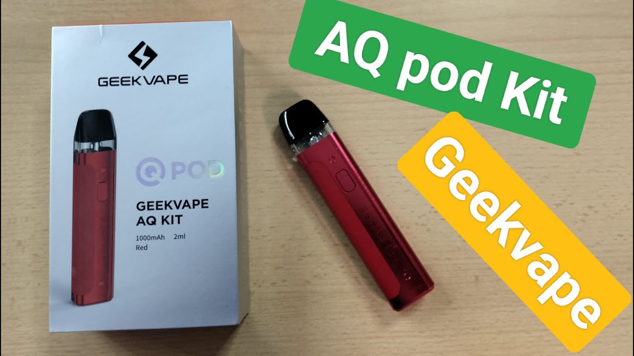 Simple dimple AQ pod kit by Geekvape. - YouTube