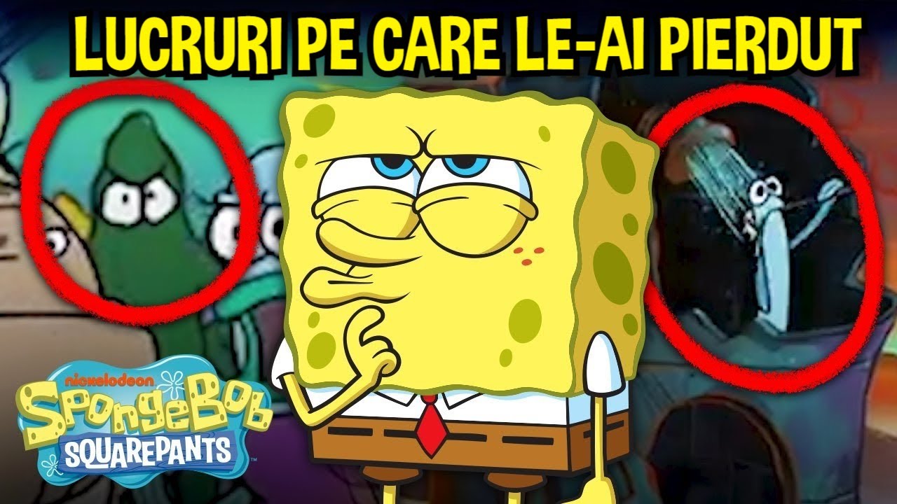 10 Detalii Din Fundal Pe Care Nu Le-ati Observat Niciodata 👀 SpongeBob ...